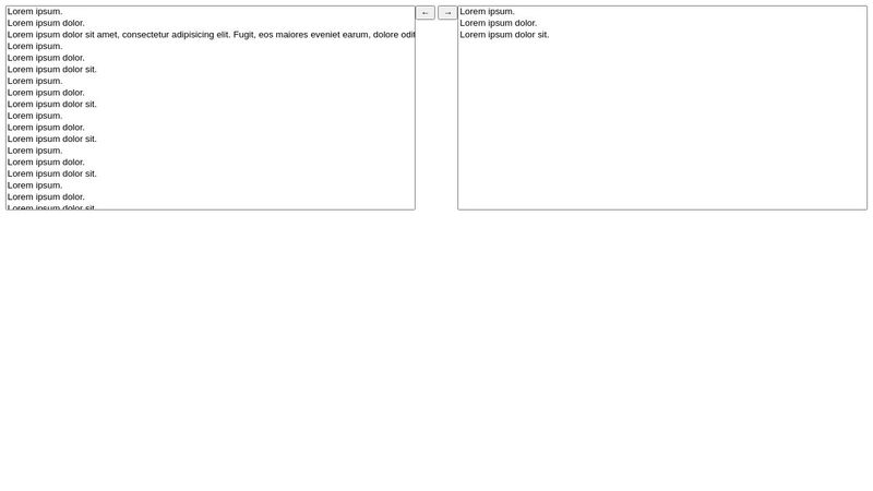 Two ListBox with add and remove buttons