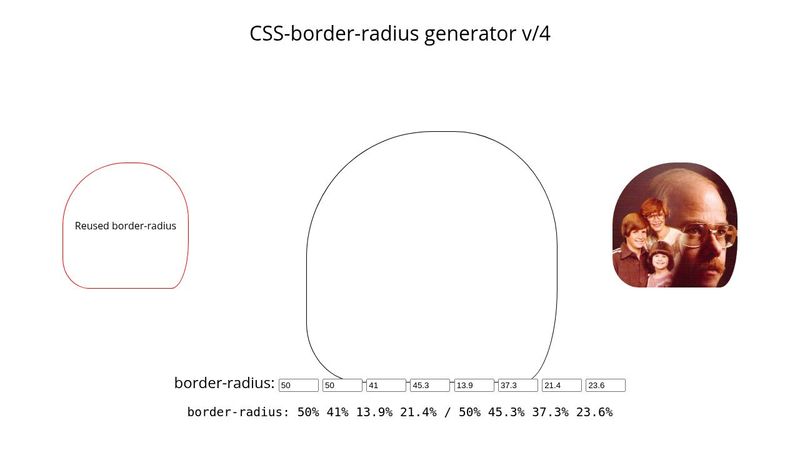 CSS-border-radius generator v/4