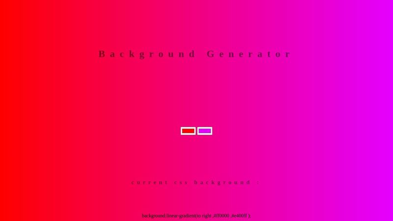 Gradient Background Generator