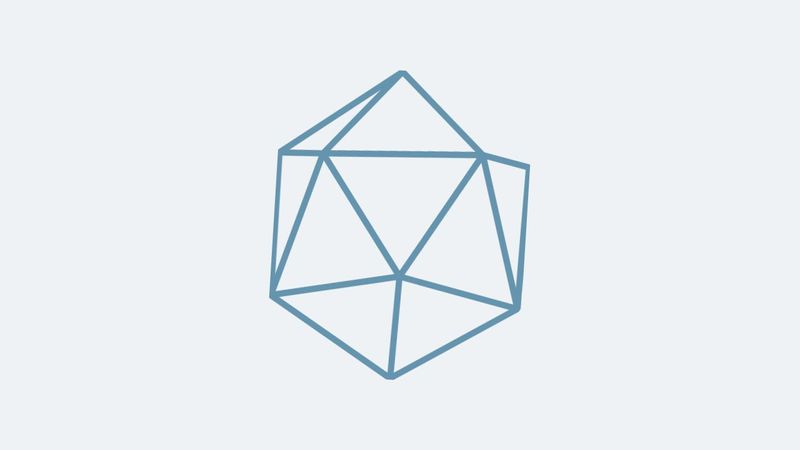 Icosahedron SVG Animation in CSS