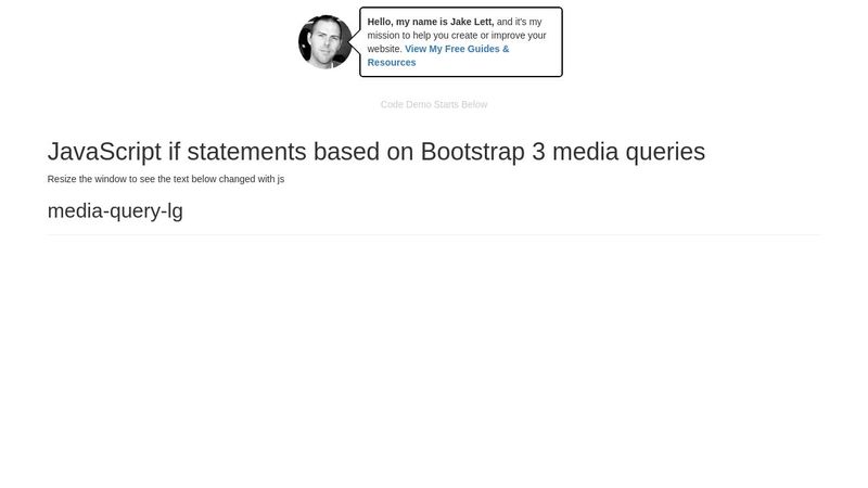 How to detect when media queries are fired in Bootstrap 3