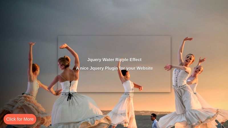 Jquery Water Ripple Effect