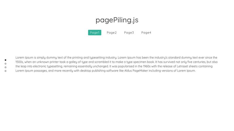 pagePiling.js Ex4: Change Navigation Setting