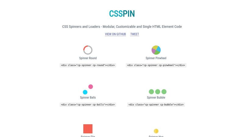 CSSPIN - CSS Spinners and Loaders