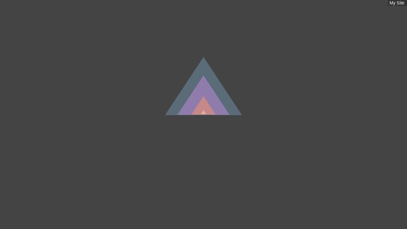Triangle Loading Animation