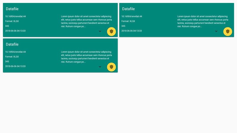 Expandable Text Card with two col layout