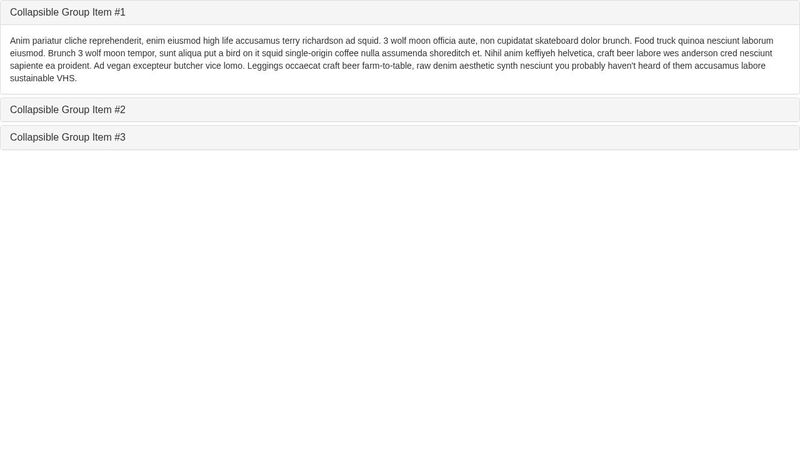 Collapse Bootstrap 3.3.7