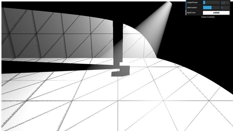 Volumetric Light Beam Spotlight - Three.js Extension