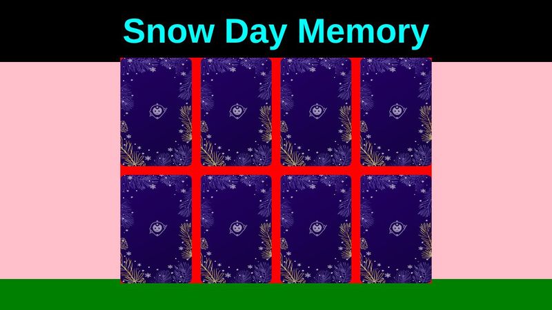 Winter Memory Game - Starter File
