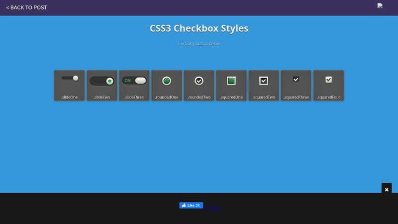 CSS3 Checkbox Styles