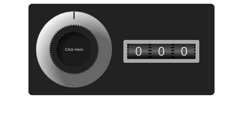 CSS Rotary Safe Lock