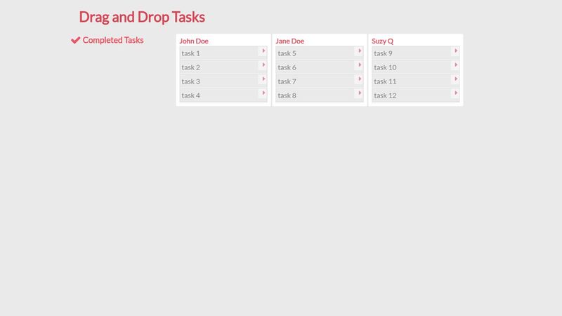 Drag and Drop Tasks