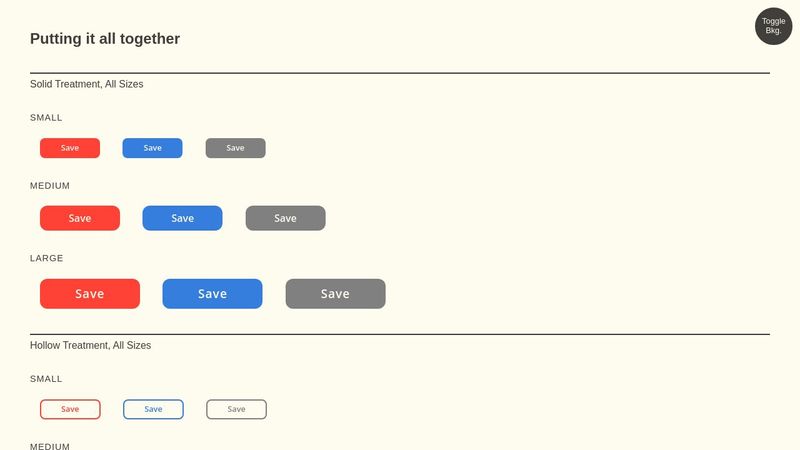 Putting it all together: Building a better button in CSS