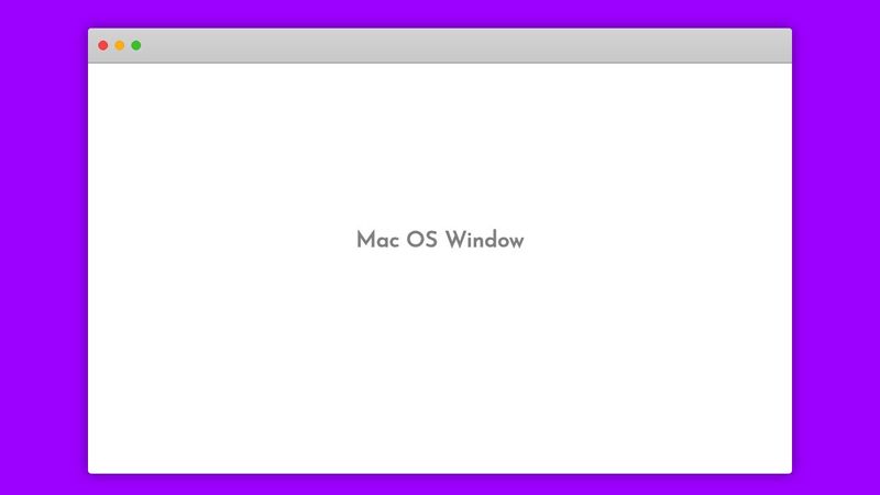 Mac Os Window