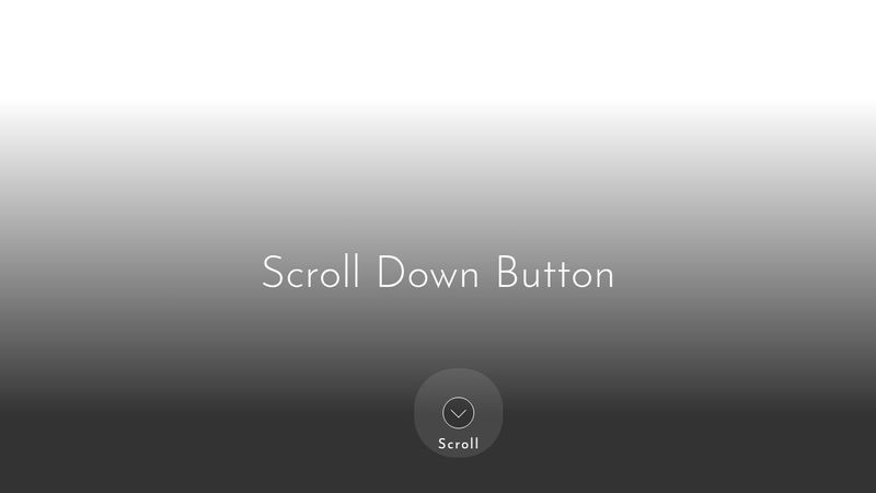 Pulsing CSS Scroll Button