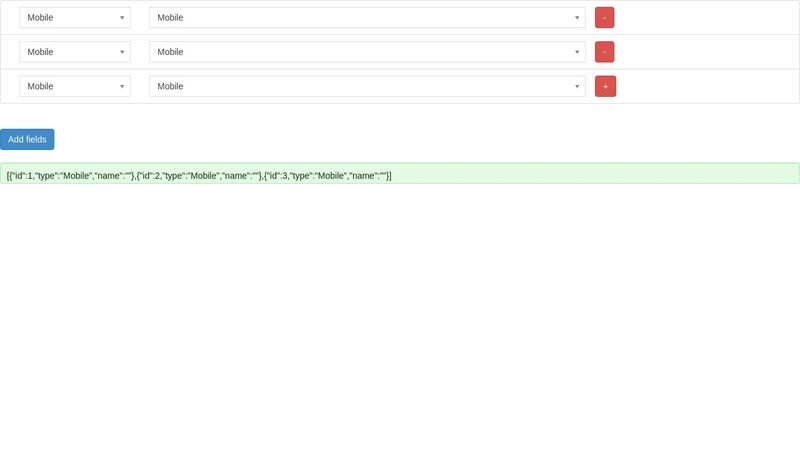 Dynamic Form Fields with AngularJS