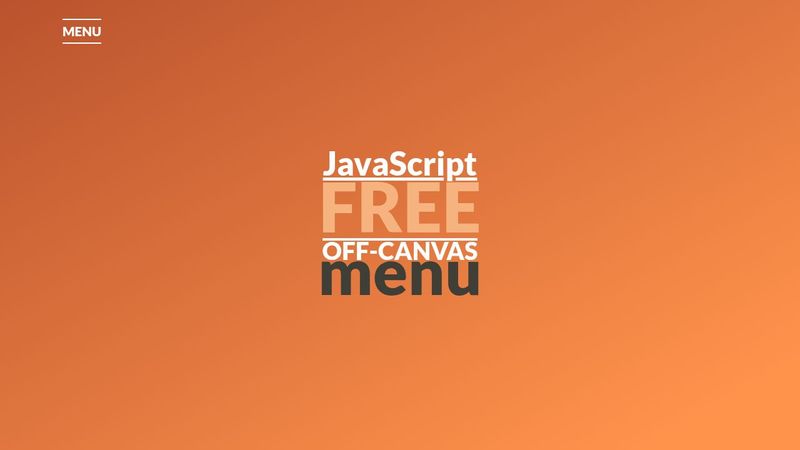 JS-Free Menu & Site Navigation