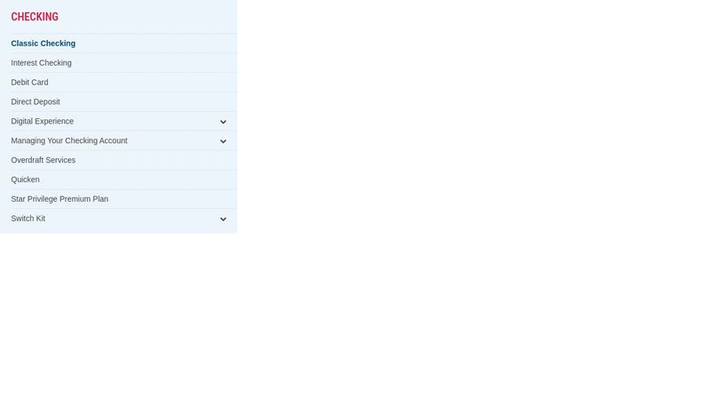 Multi-Level Nested Menu
