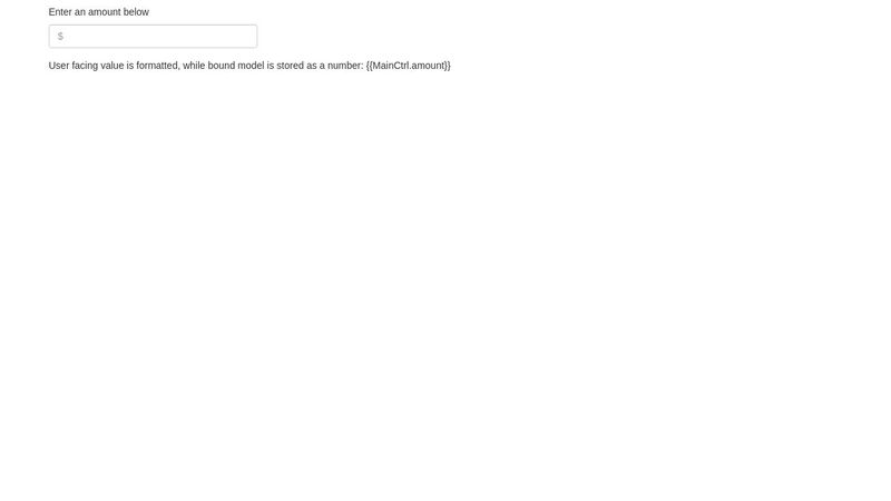 Angular Currency Input