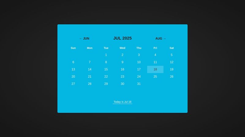 Calendar App