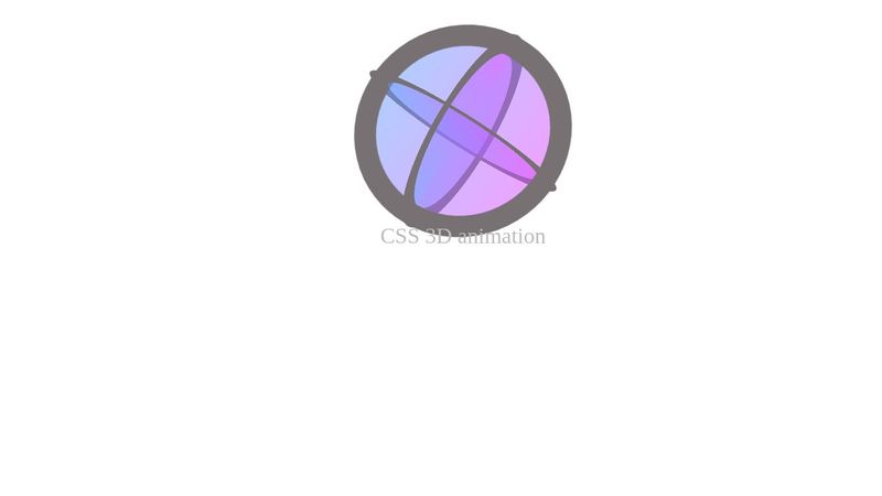 CSS 3D Object Animation