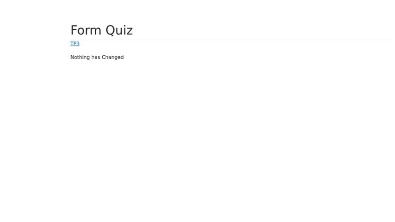 Bootstrap 4 Documentation: Form Quiz