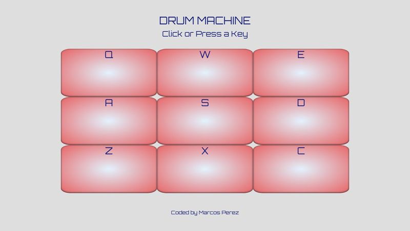 REACT DRUM MACHINE