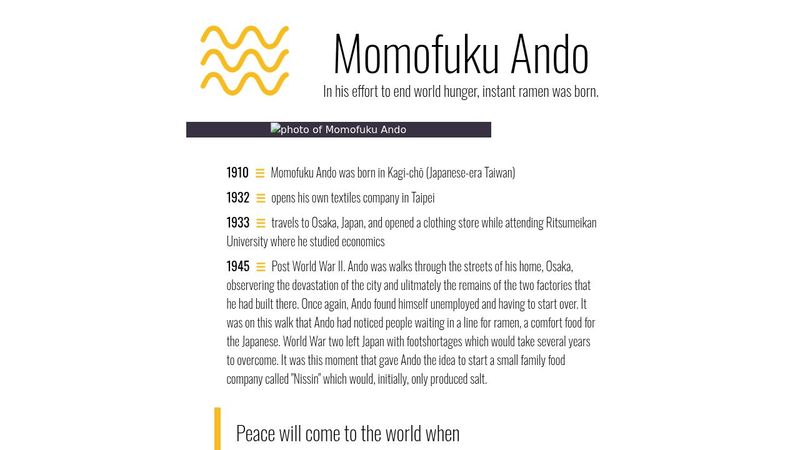 freeCodeCamp: Build a Tribute Page