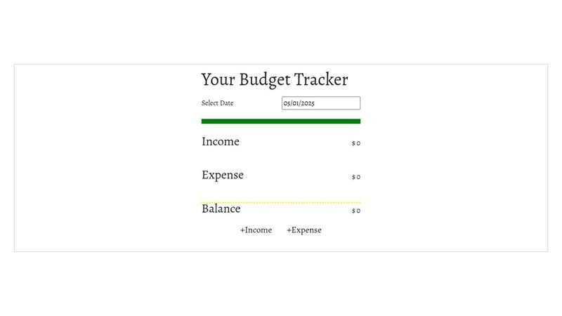 Simple Expense Tracker