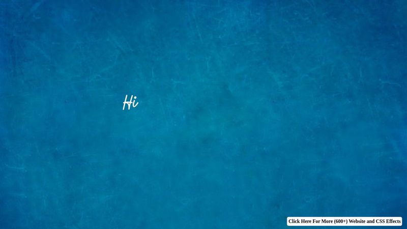 Handwriting Text Animation using css 3