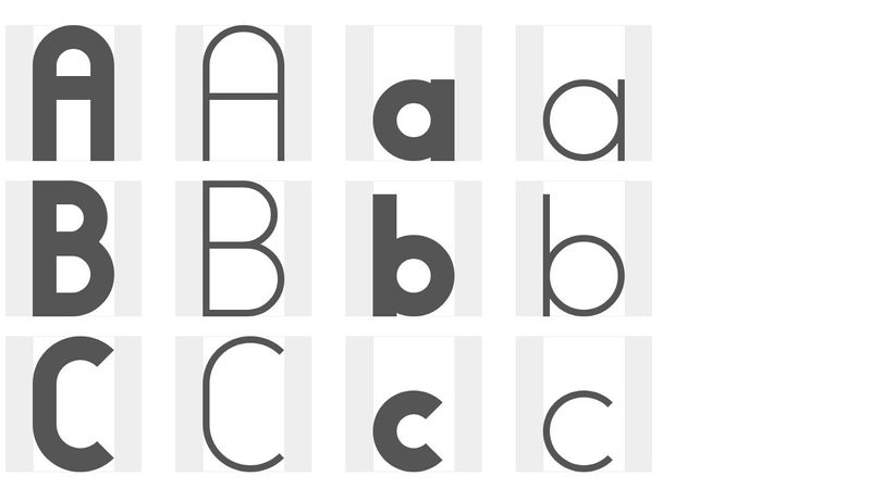 A Pure CSS Alphabet. Just for fun.