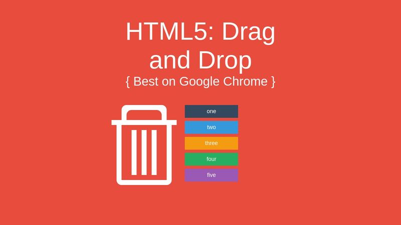 Html5: Drag and Drop