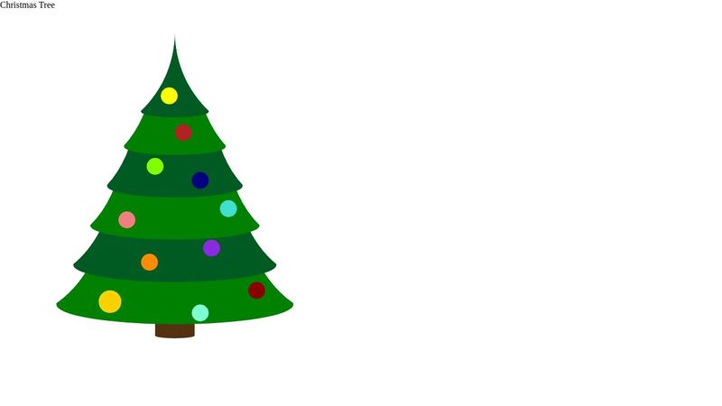 Christmas Tree on CSS