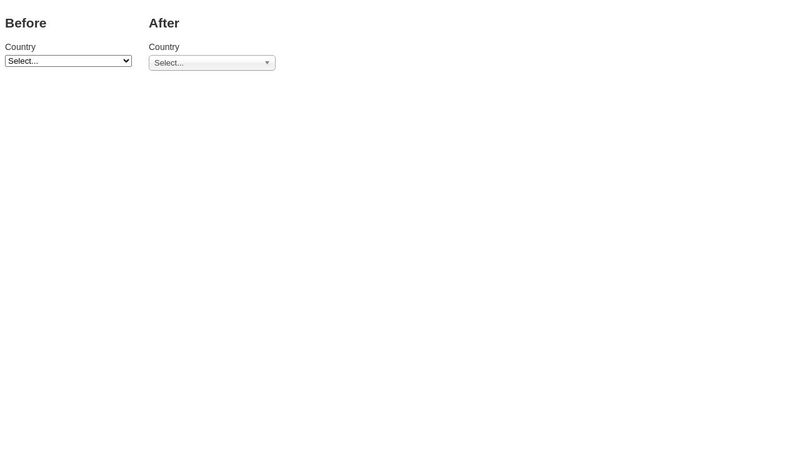 Chosen.js Demo (Single Select)