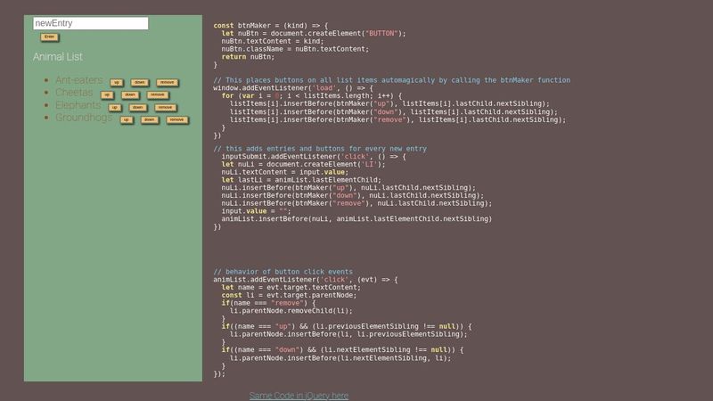 Basic DOM Traversal Review raw JS6