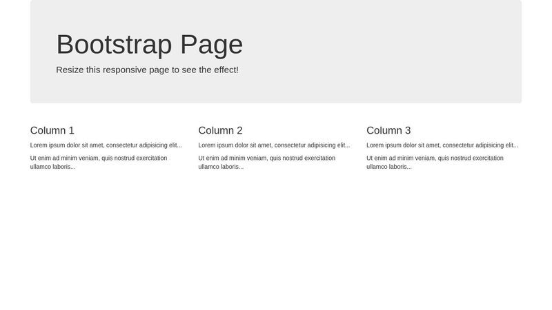 Bootstrap Intro