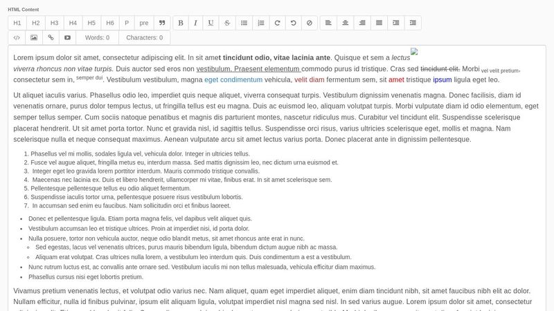 textAngular - WYSWYG Editor in Angular Material