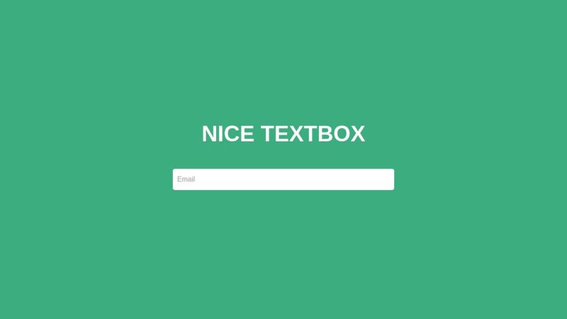 Animated Textbox
