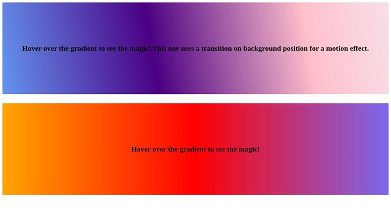 Another way of "animating" background gradients