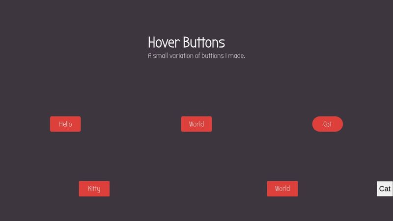Hover Buttons