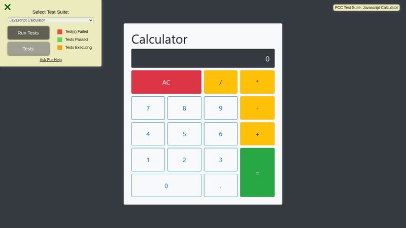 FCC: Javascript Calculator