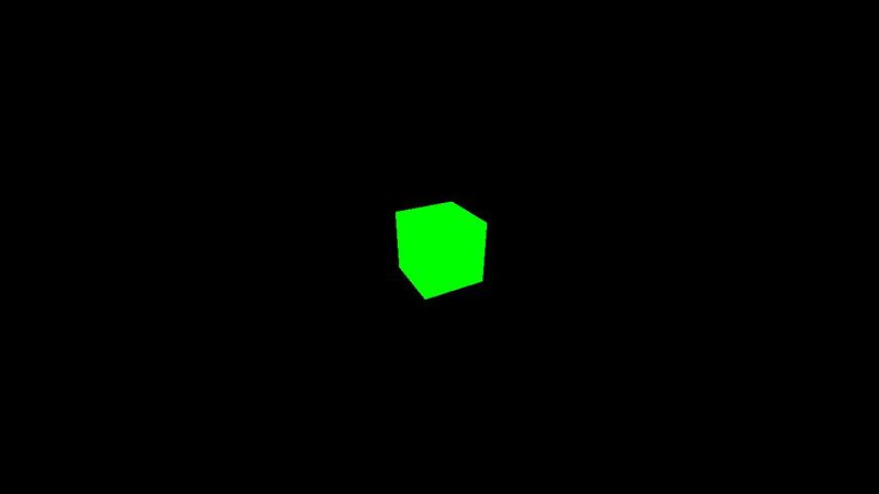 webgl cube