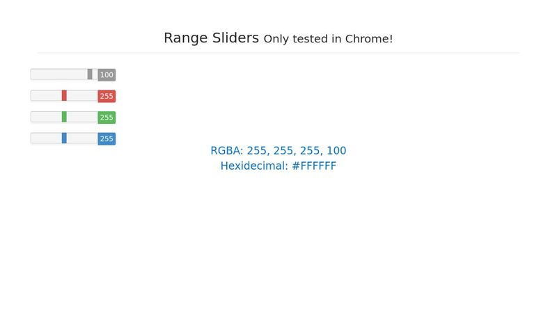 Interactive Color Picker Javascript (Development)