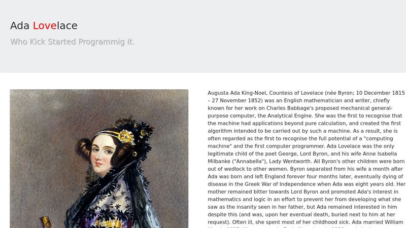 Ada Lovelace