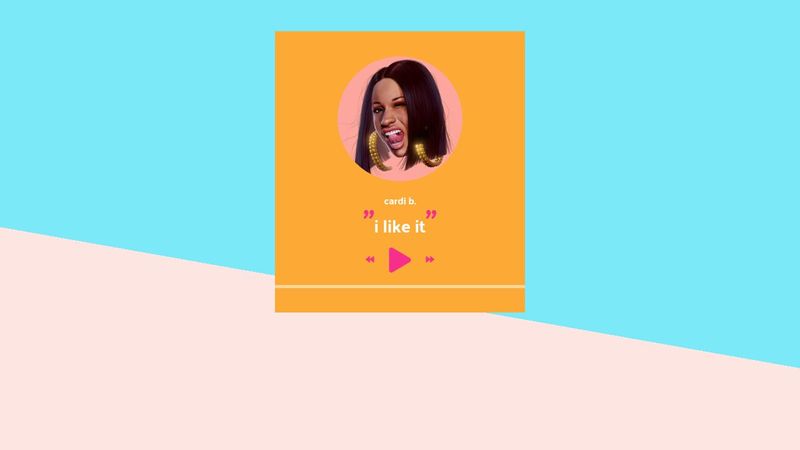 music player interactive : vanilla javascript