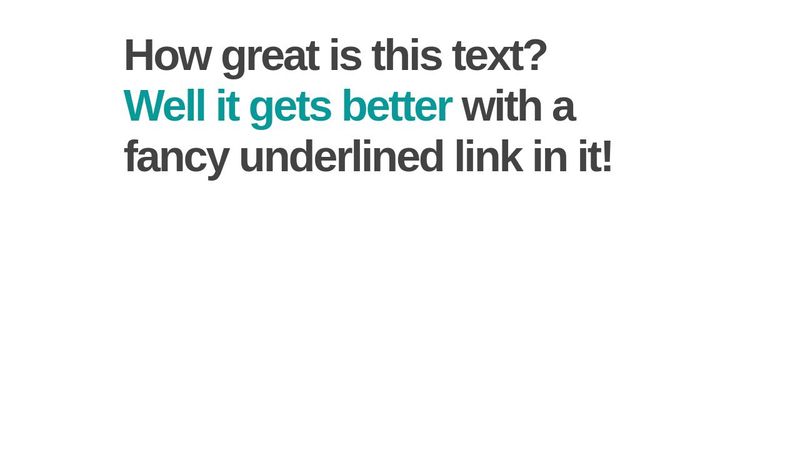 Simple CSS Transition link animation