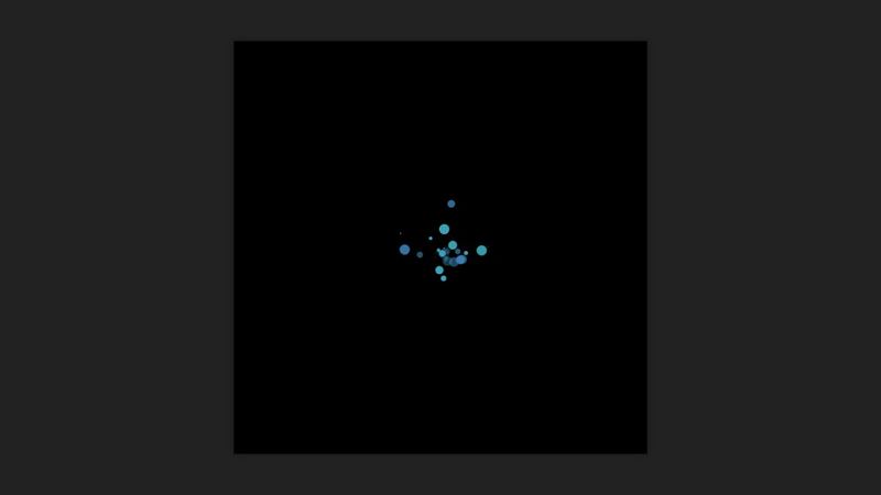 Mouse Tracking Particles -- CSS