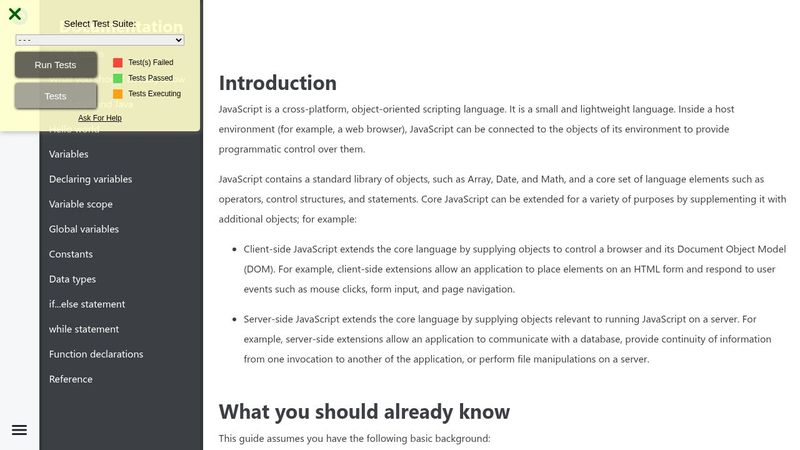 Technical Documentation Page - Responsive Web Design Projects