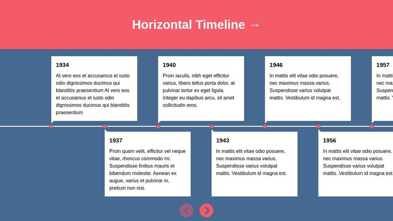 Building a Horizontal Timeline With CSS and JavaScript