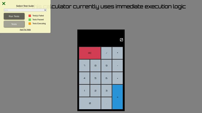 FreeCodeCamp: Javascript Calculator